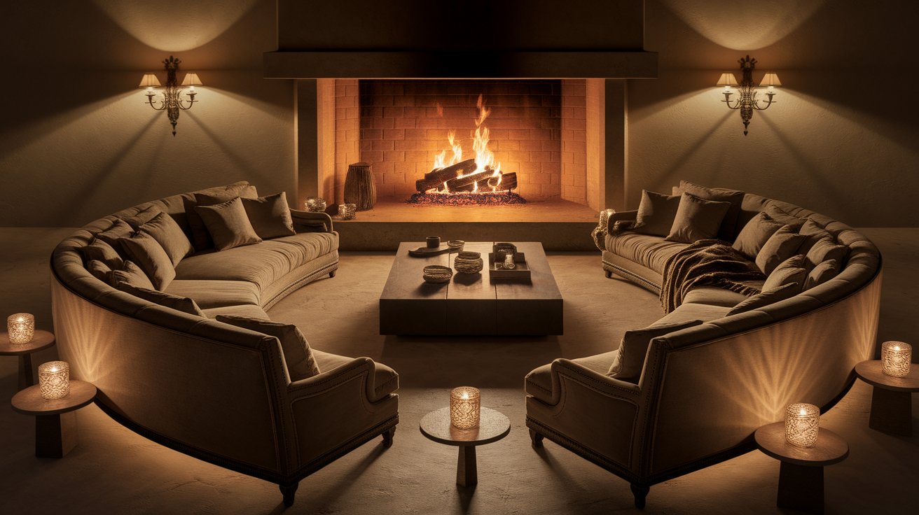 27 Rustic Living Room with Fireplace Ideas for a Cozy Home - Cozy Home ...